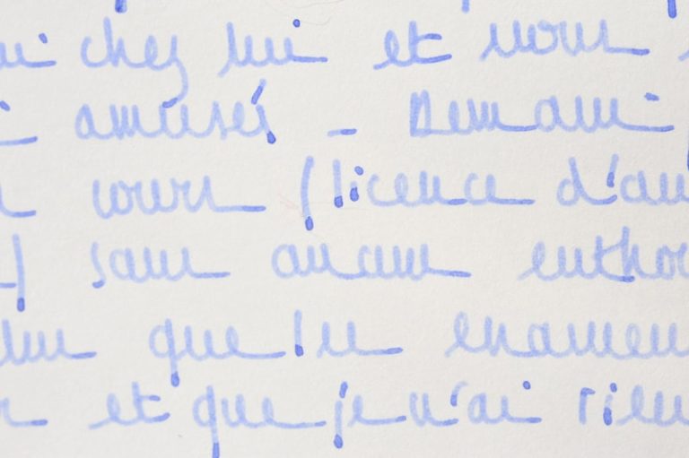 Ecriture reflet de la personnalité - Association Belge de Graphologie